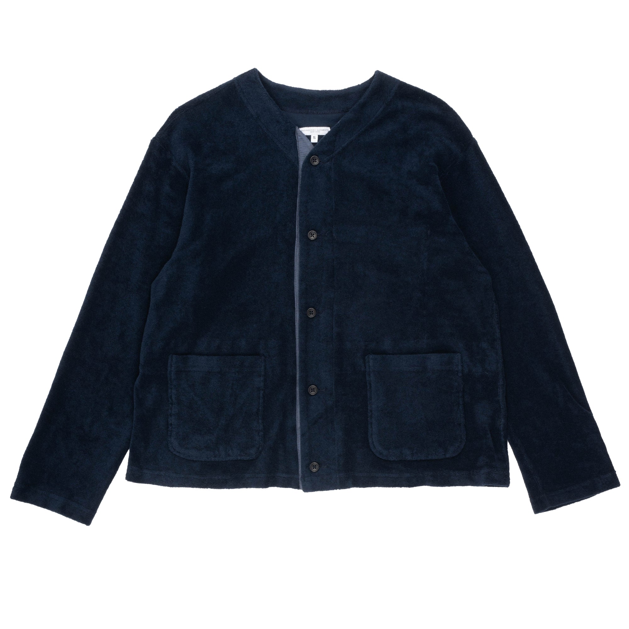 EG Knit Cardigan Navy CP Velour 24S1B030 – Capsule