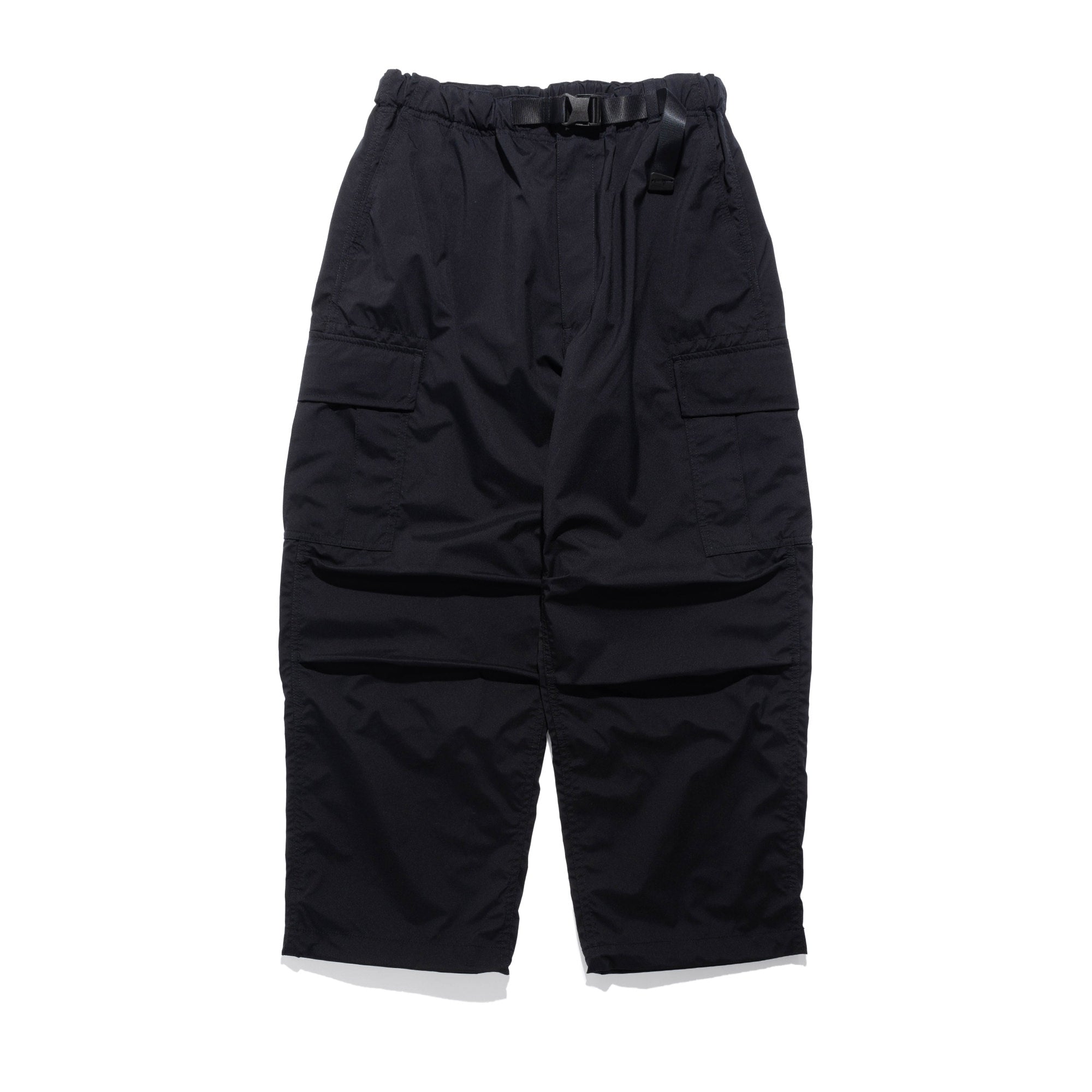 CdGH Nylon Wide Cargo Pants Black HO-P004-051 – Capsule