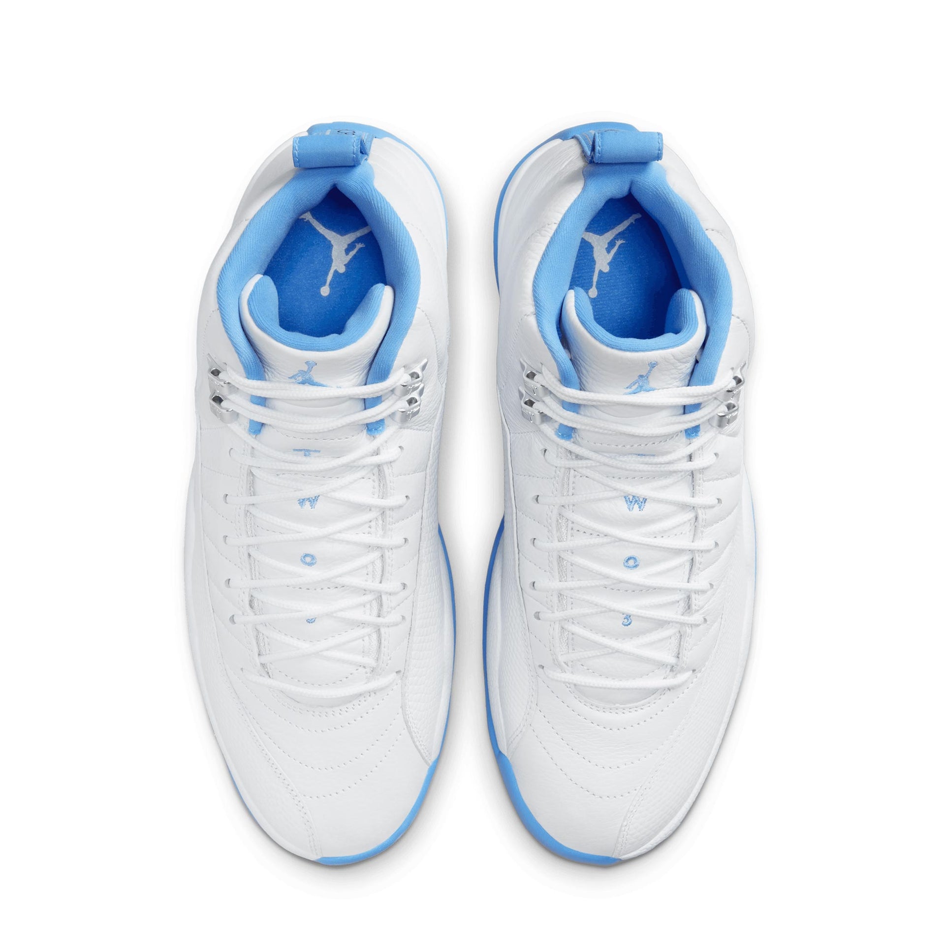 Air Jordan 12 Retro White/University Blue-Metallic Silver CT8013-112 ...