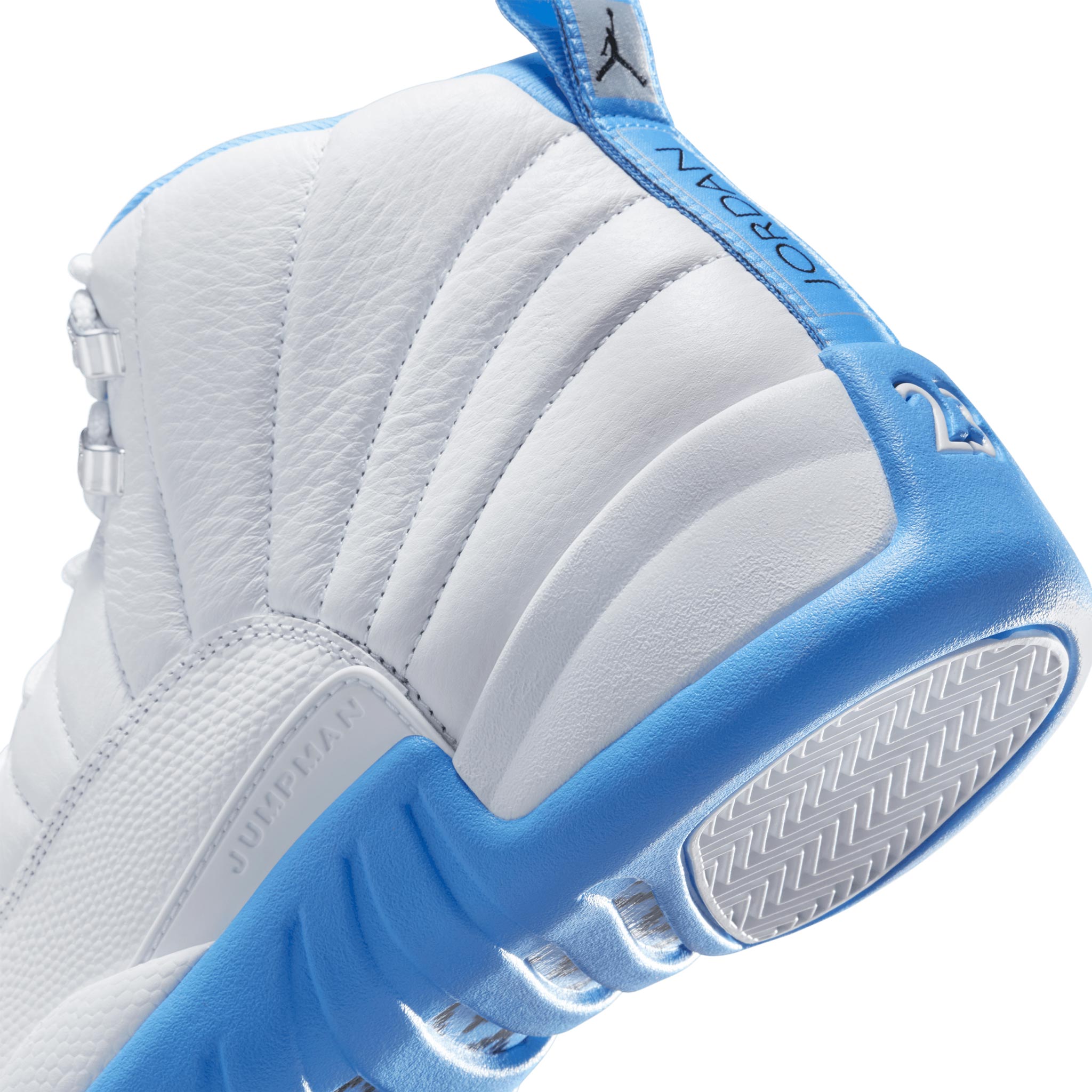 Air Jordan 12 Retro White/University Blue-Metallic Silver CT8013-112 ...